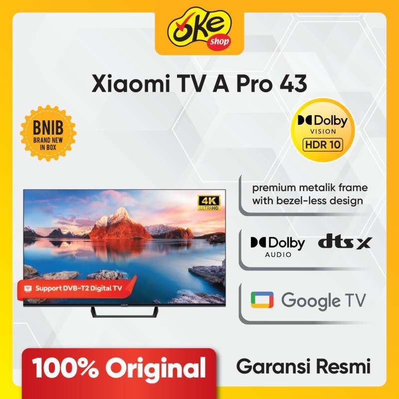 Jual Xiaomi Google Tv A Pro 32 43 55 Uhd Di Seller Okeshop O2o Official Store - Xiaomi Grand ...