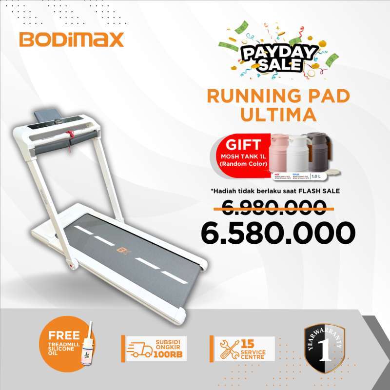 Promo Bodimax Running Pad Ultima – Folding Treadmill / Gym / Alat ...