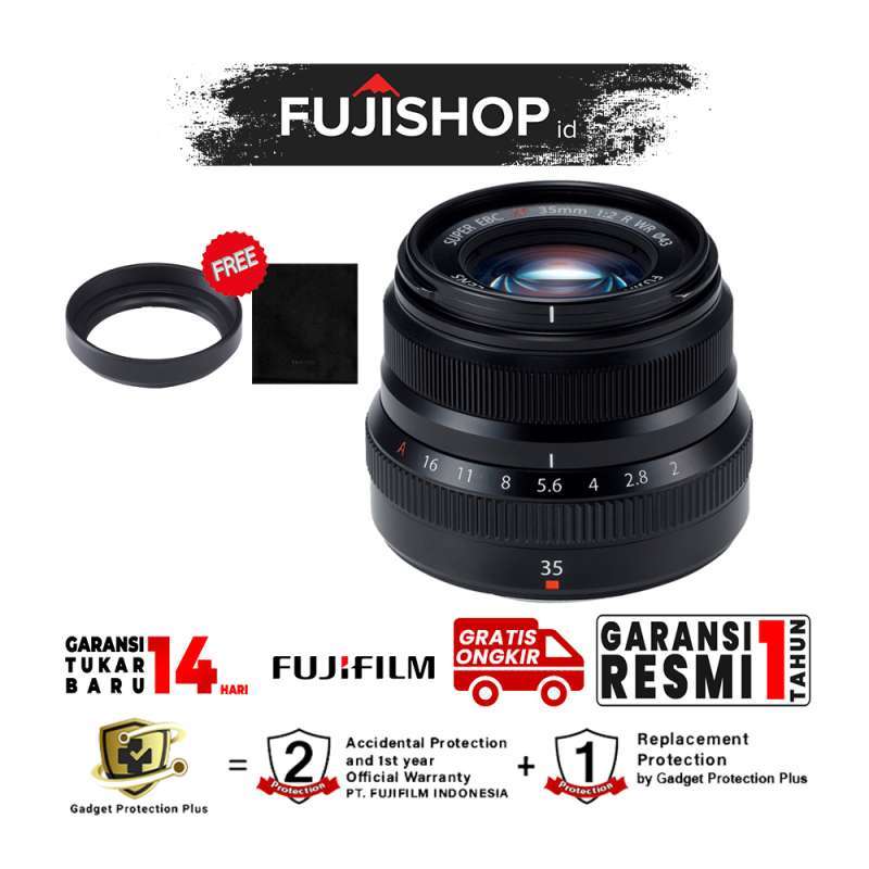 Jual Fujishopid Fujifilm Xf 35mm F2 R Wr Lensa Fujifilm 35mm F2 Lensa ...