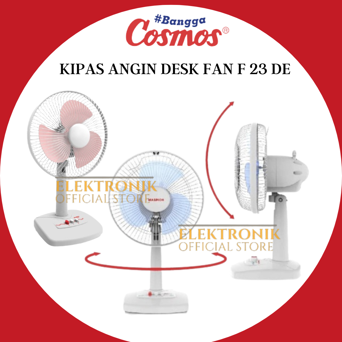 Jual Kipas Angin Maspion F-23DE Putih Kipas Angin di Seller Elektronik ...
