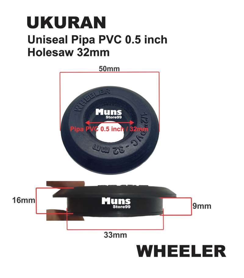 Jual Uniseal Unisil Pipa Pvc 1/2 Inch Sistem Aquaponik Dan Hidroponik ...