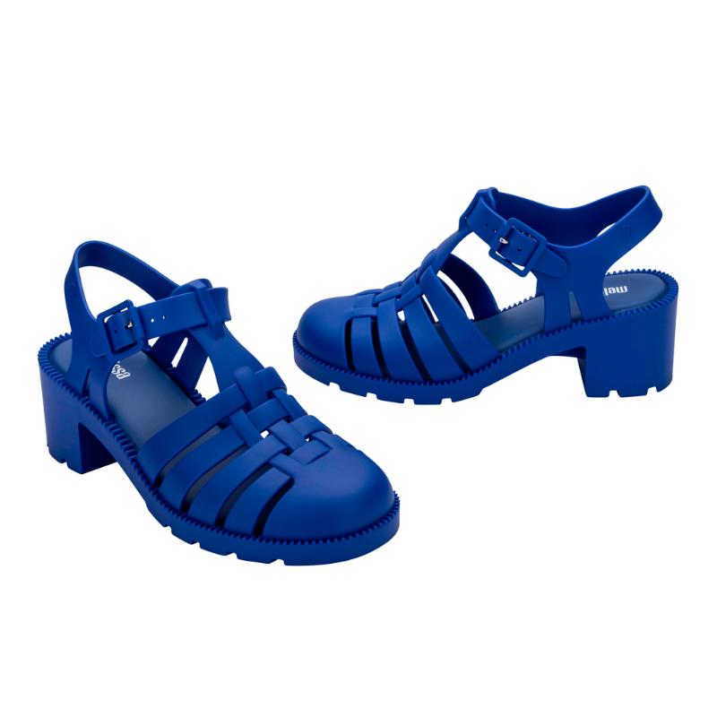 Jual Melissa Id Heel Ad Sandal Heels Wanita - Dark Blue - 35-36 Di ...