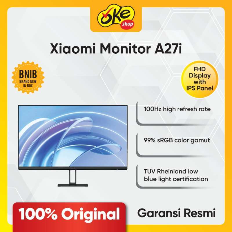 Jual Xiaomi Monitor A27i di Seller Okeshop O2O Official Store - Xiaomi ...