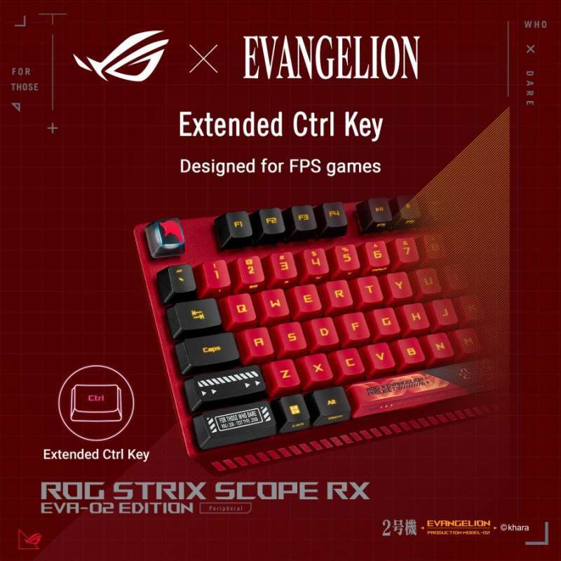 Promo Keyboard Gaming Asus Rog Strix Scope Rx Eva 02 Edition [90mp03i0 ...