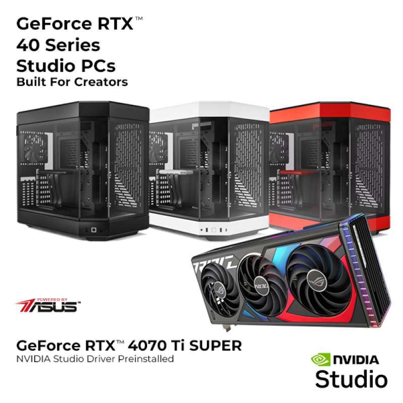 Jual Pc Geforce Rtx Studio Myth Asus Rog Geforce Rtx 4070 Ti Super - I5 ...