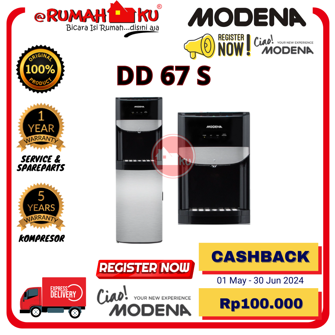 Jual Modena Dd 67 S Water Dispenser - Hitam [bottom Loading] Di Seller ...