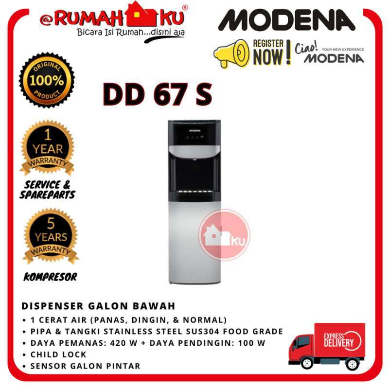 Jual Modena Dd 67 S Water Dispenser - Hitam [bottom Loading] Di Seller ...