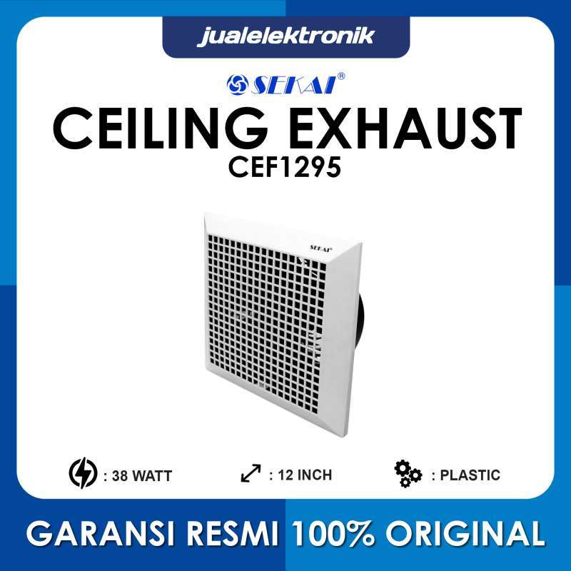 Jual Sekai Cef1295 Kipas Ceiling Exhaust [12 Inch] Di Seller ...