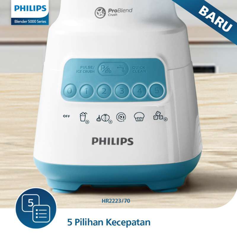 Promo Philips Blender 5000 Series HR2223/70- Jar Plastik 2 L ...
