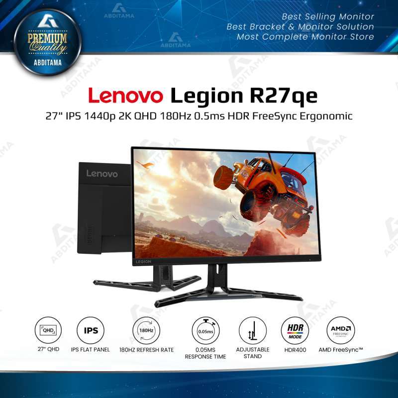 Jual Monitor Led Lenovo Legion R27q-30 27 Ips 1440p Qhd 180hz Speaker ...