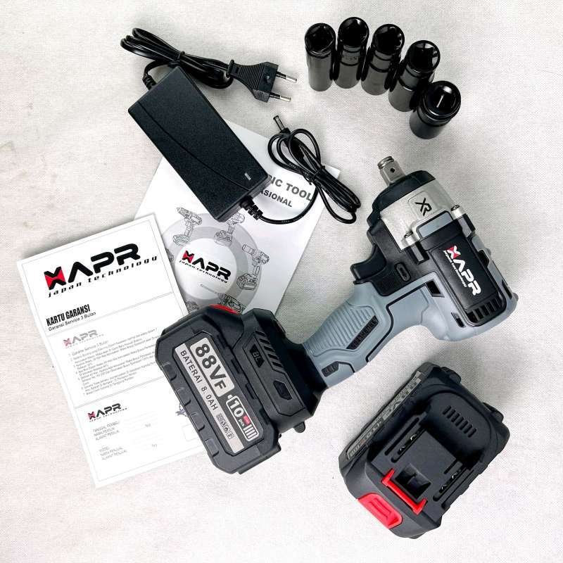 Promo Apr Impact Wrench 500nm 88v Pembuka Baut Roda Mobil Motor Cvt ...