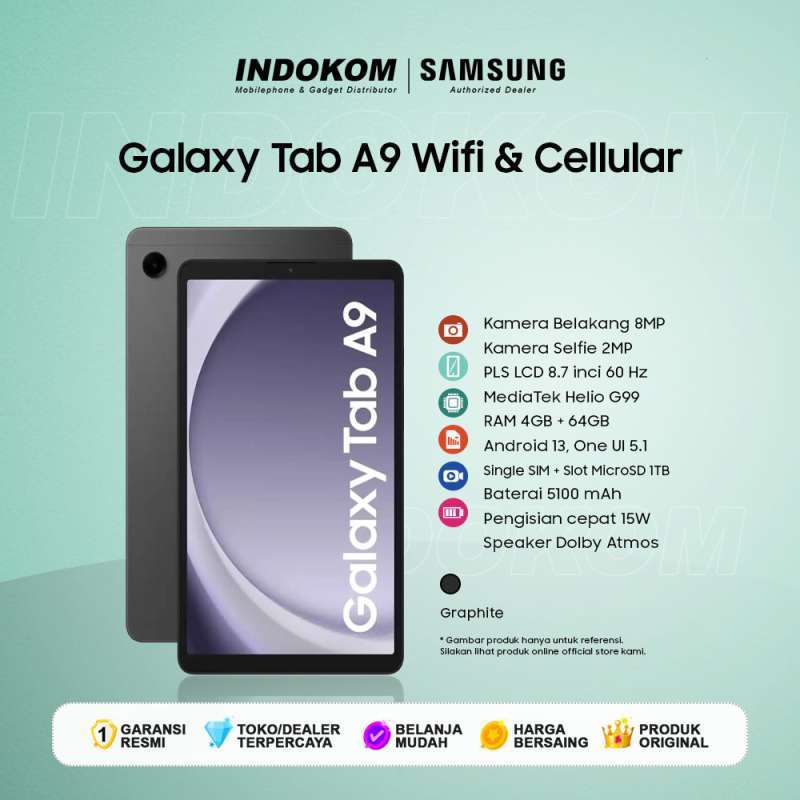 Jual Samsung Tablet Cellular Spesifikasi Original, Murah & Diskon Harga April 2024 | Blibli