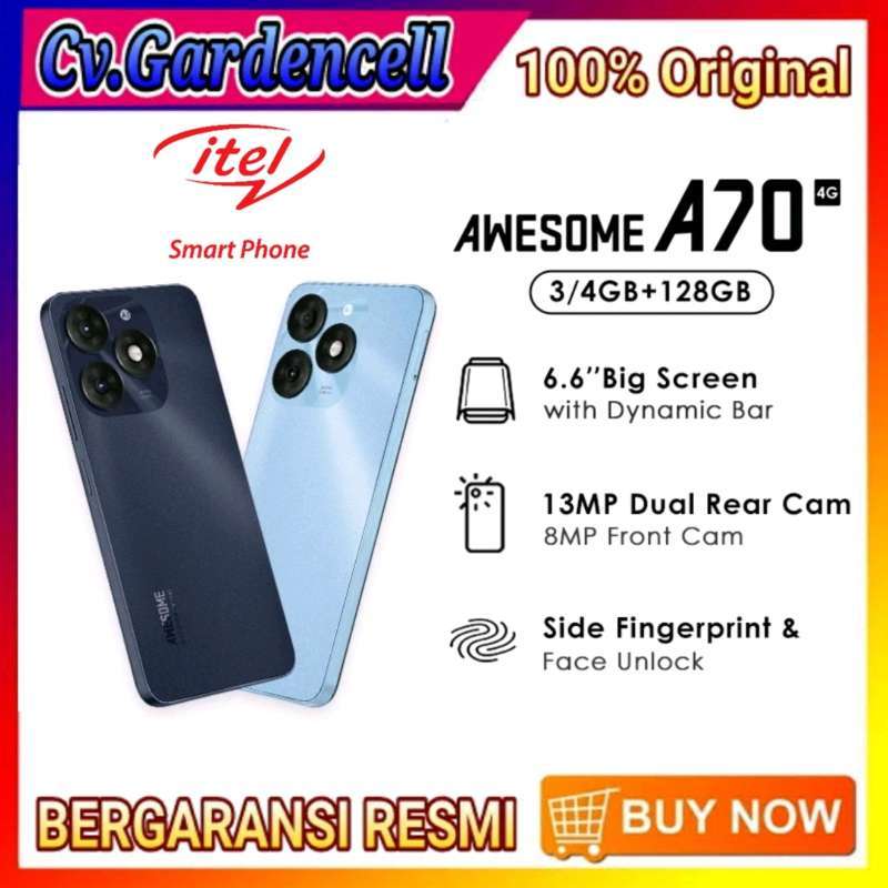 Jual Itel A70 Ram 3/128gb Garansi Resmi Di Seller Cv.gardencell - Cv ...