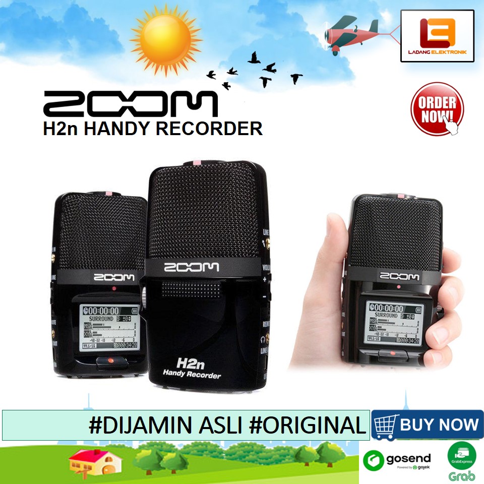 Promo Zoom H2n Handy Recorder Diskon 10% Di Seller Ladang - Cipete ...