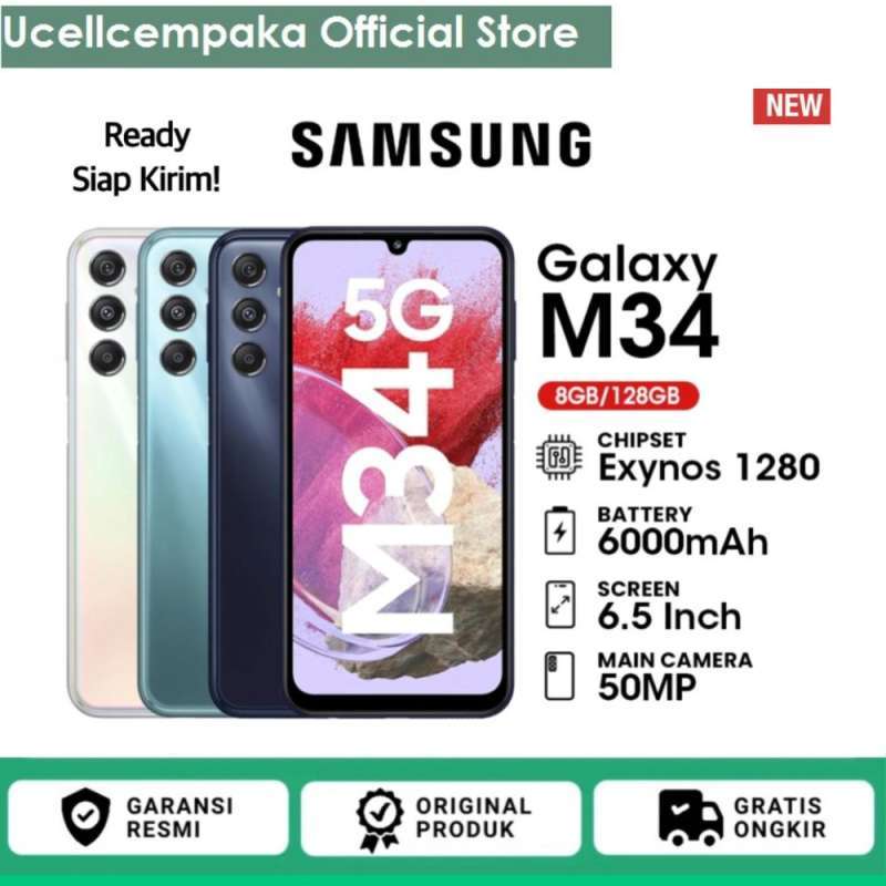 Jual Samsung Galaxy M34 5g 8/128gb + Free Adapter 25w Di Seller ...