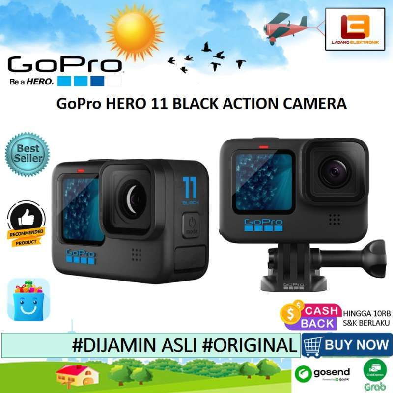 Promo Gopro Hero 11 Black / Go Pro Hero 11 Black Action Camera - Garansi Distributor Diskon 2% ...