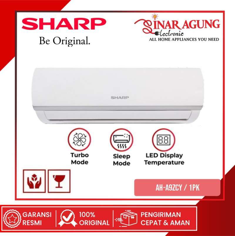 Jual Sharp Ah-a9zcy / A9zcy / 9zcy Ac Split 1 Pk Turbo Cool - Garansi ...