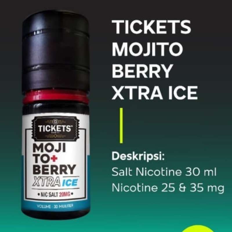 Jual Ejm Tickets Mojito Berry Xtra Ice Salt Nic 30ml By Tickets Brew Di ...