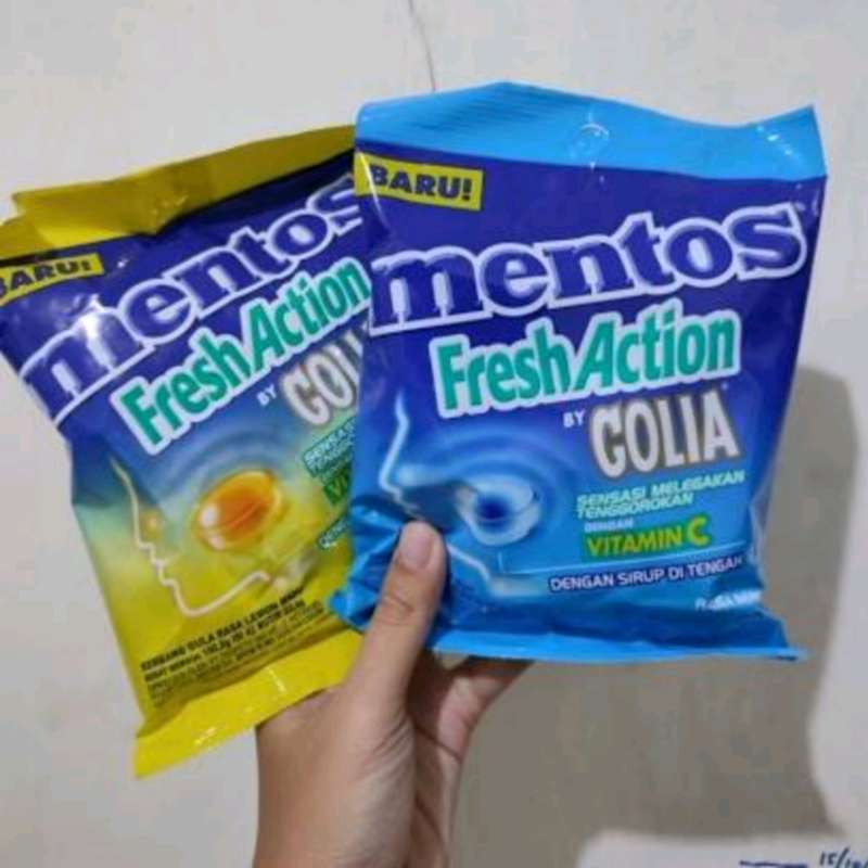 Jual Mentos Mint / Buah / Mango Taro Golia Kantung - Golia Lemon Di ...
