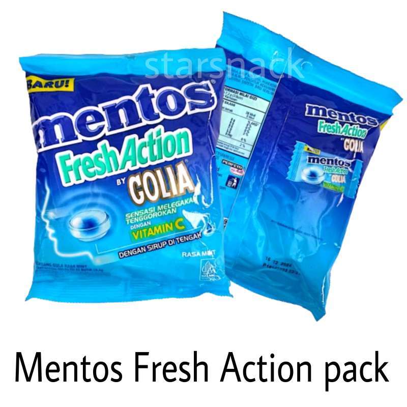 Jual Mentos Mint / Buah / Mango Taro Golia Kantung - Golia Lemon Di ...