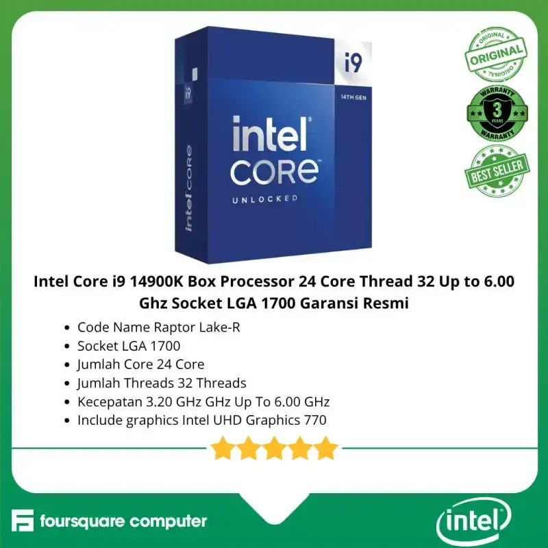 Processor Intel I9 14900 K 🔥 Harga & Spesifikasi Terbaru Juni 2026