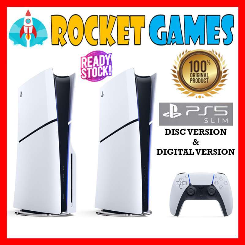 Jual Console PS5 Slim Model / PS5 Slim Console Disc & Digital Version ...