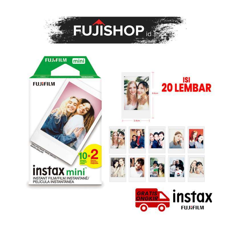 Promo Fujifilm Instax Mini Film Twin Pack [10x2] Instax Mini Paper ...