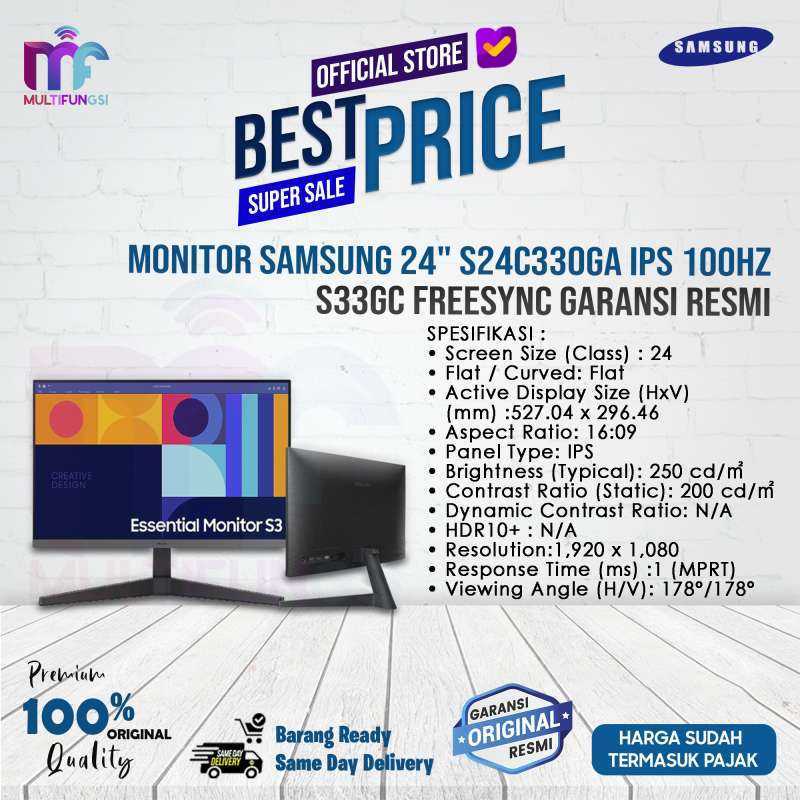 Monitor Samsung 24 330 🔥 Harga & Spesifikasi Terbaru Juni 2026