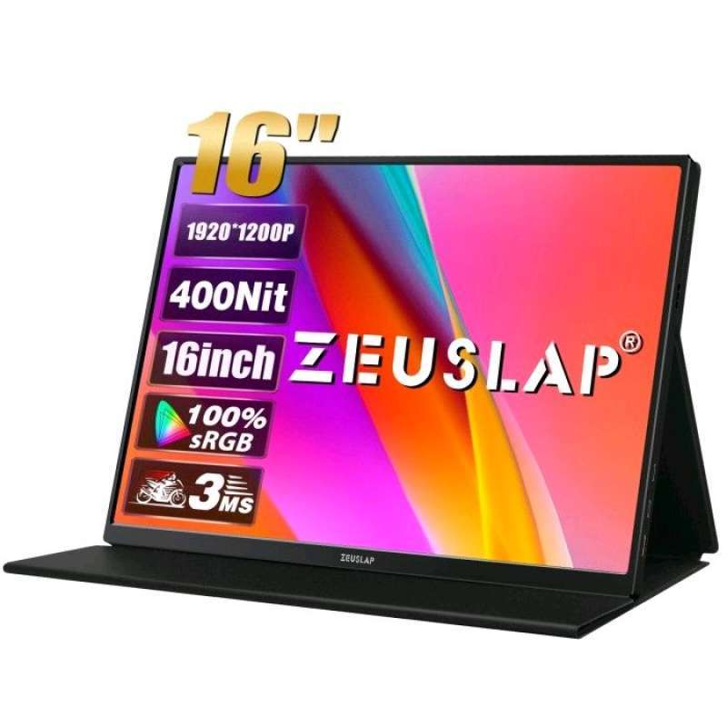 Jual Zeuslap 1600xts Portable Monitor Ips 16 Inch Fhd 1920 X 1200p ...