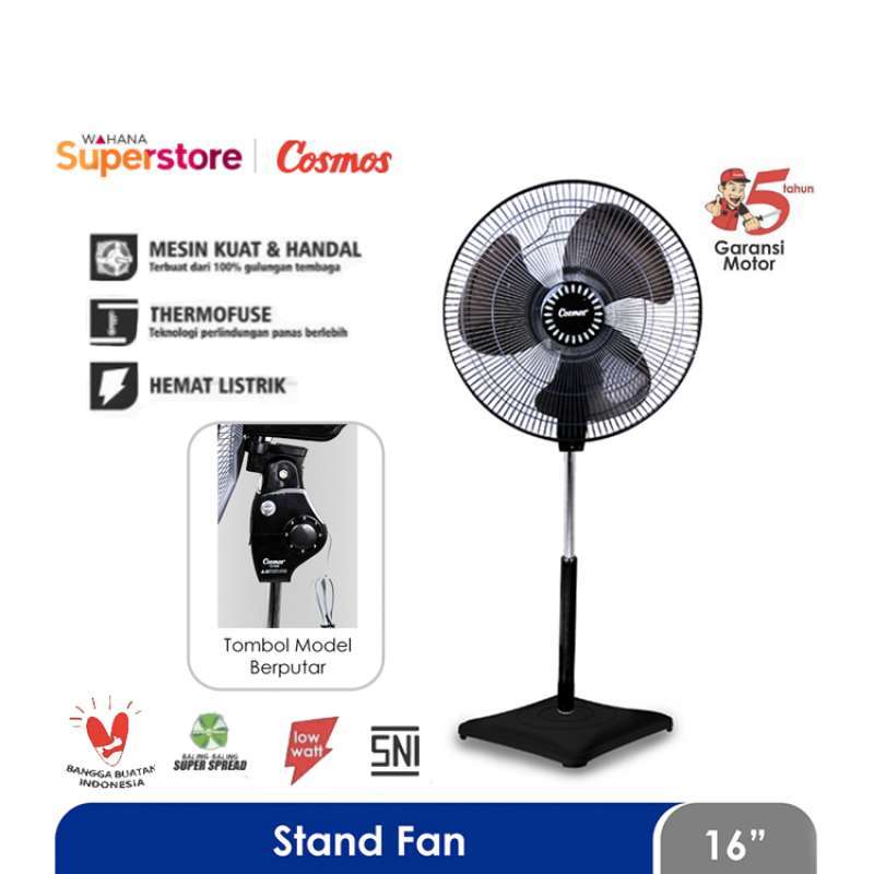 Promo Cosmos 16sdb Stand Fan [16 Inch] Diskon 30% Di Seller Wahana ...