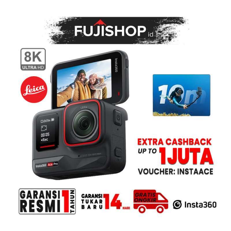 Promo Insta360 Ace Pro Action Cam Insta 360 Garansi Resmi Diskon 13% Di ...