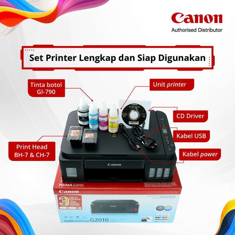 Jual Printer Ink Tank Canon Pixma G2010 - Print Scan Copy - Printer ...
