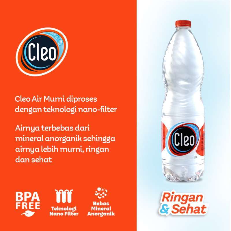 Promo Cleo Air Murni 3D 1500ml - Bundling Hemat 2 Karton Diskon 44% di ...