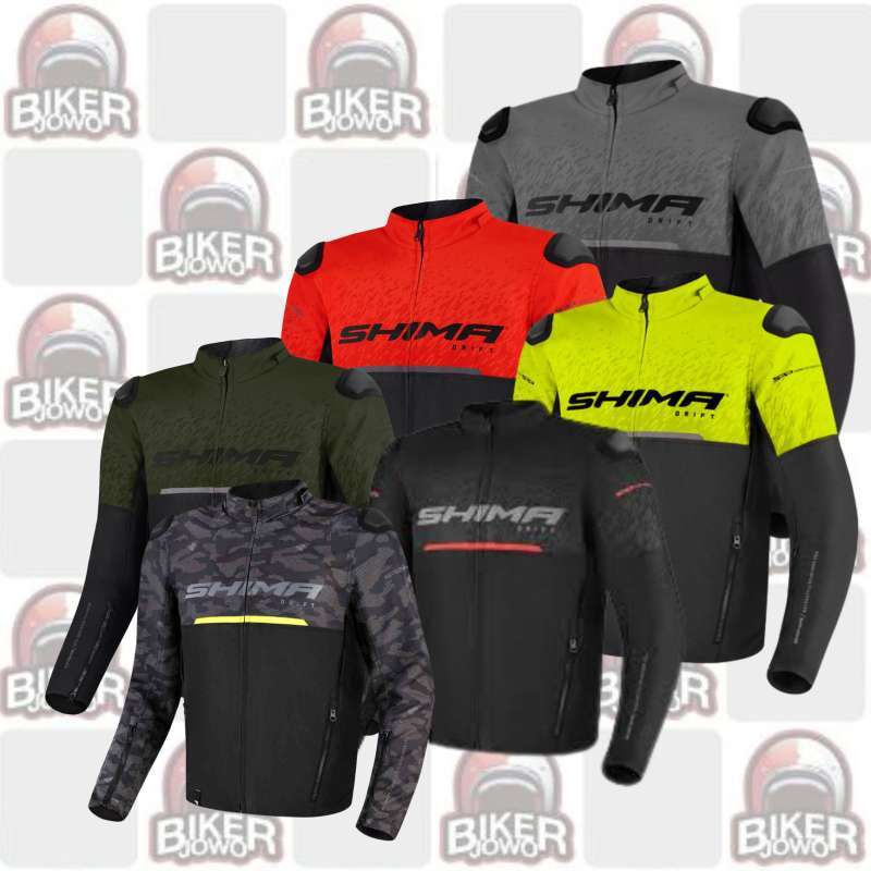 Jual Jaket Motor Shima Drift Men Sport Bikes Jacket - Xxl Black Di ...