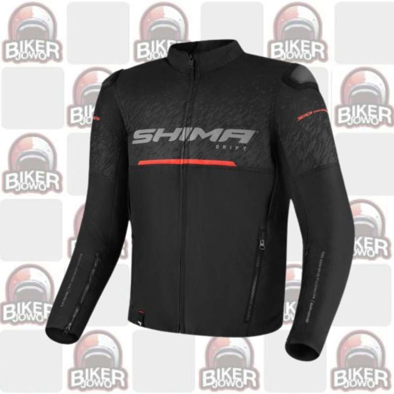 Jual Jaket Motor Shima Drift Men Sport Bikes Jacket - Xxl Black Di ...