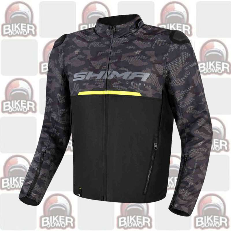 Jual Jaket Motor Shima Drift Men Sport Bikes Jacket - Xxl Camo Di ...