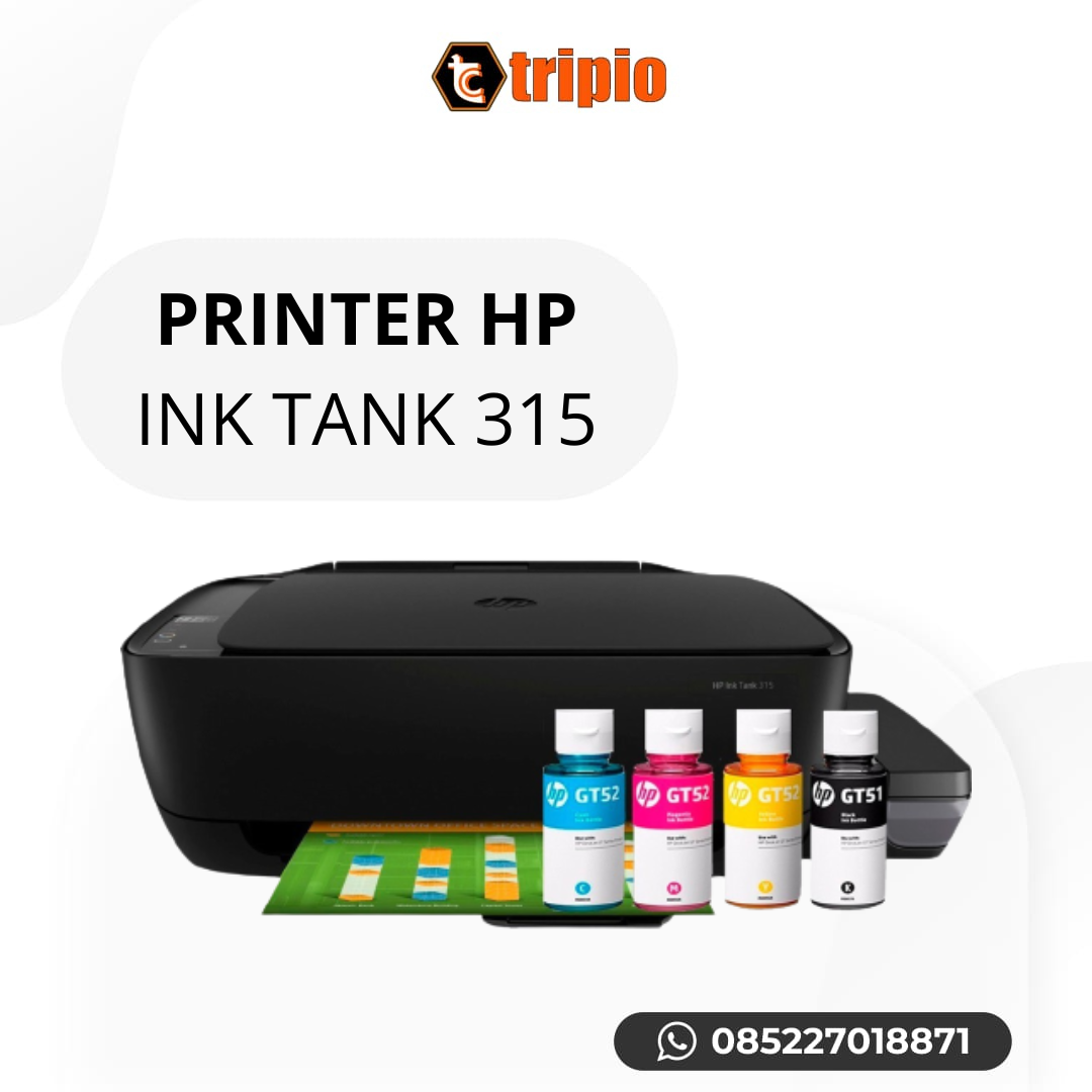 Jual PRINTER HP 315 PRINT SCAN COPY INFUS PABRIK di Seller tripio ...