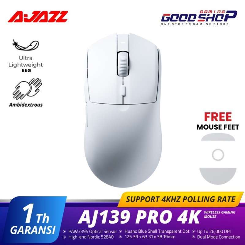 Promo Ajazz Aj139 Pro 4k Wireless Gaming Mouse Diskon 10% Di Seller ...