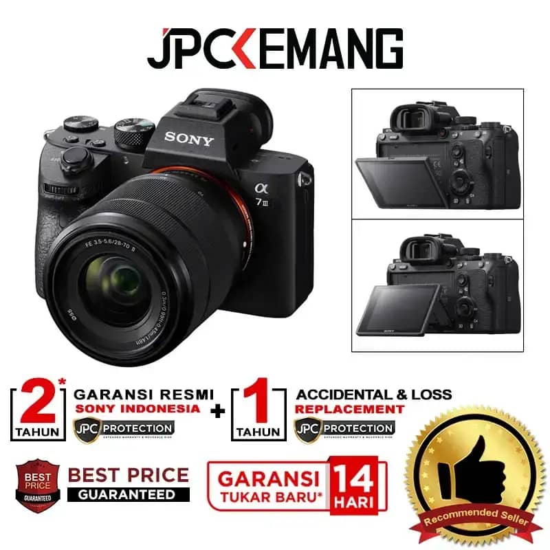 Daftar Harga Sony A7 Iii 28 70 💯 Original & Spesifikasi Lengkap Maret 2026