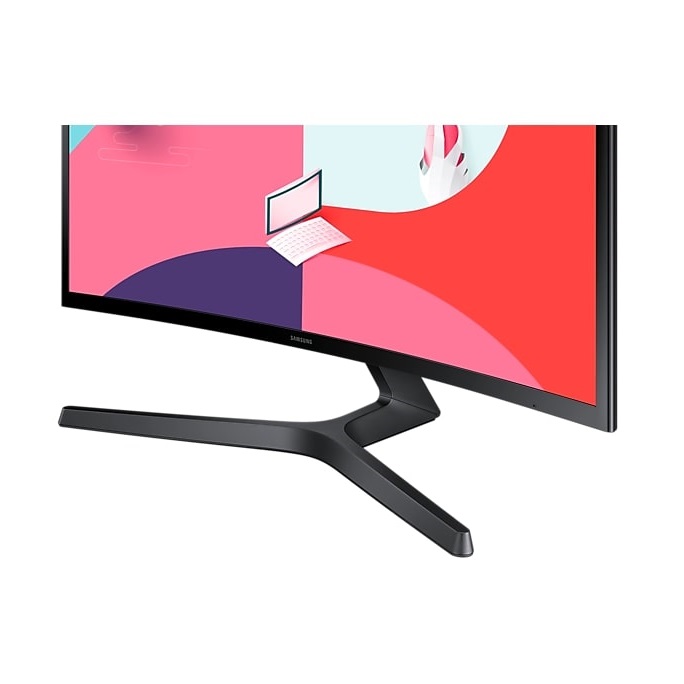 Promo Samsung LS24C366EAEXXD Monitor 24-Inch Essential Curved Monitor ...