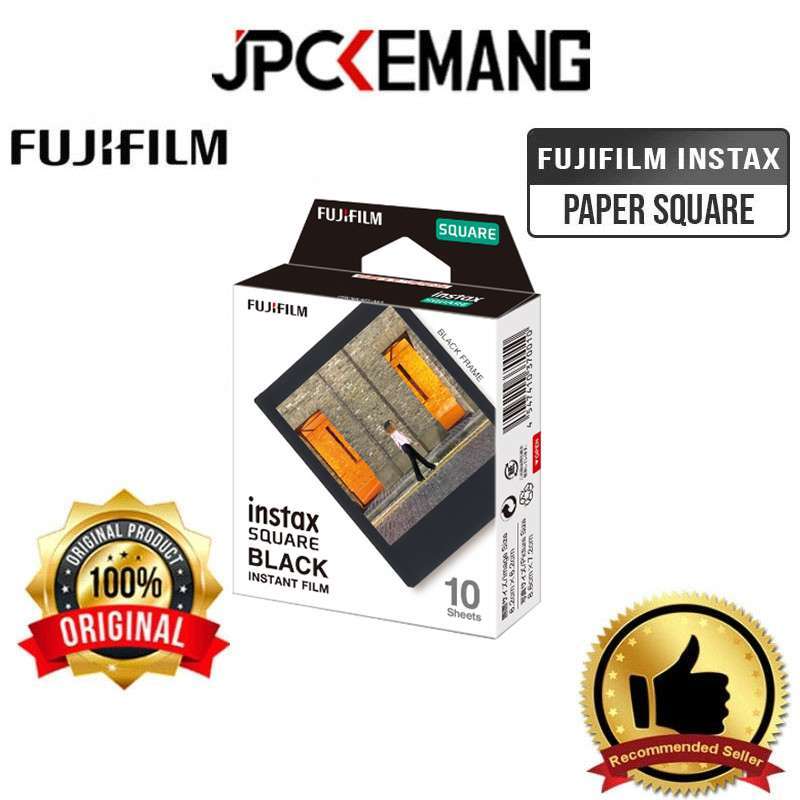 Jual Jpc Kemang Fujifilm Paper Instax Square Black / Paper Film Instax ...