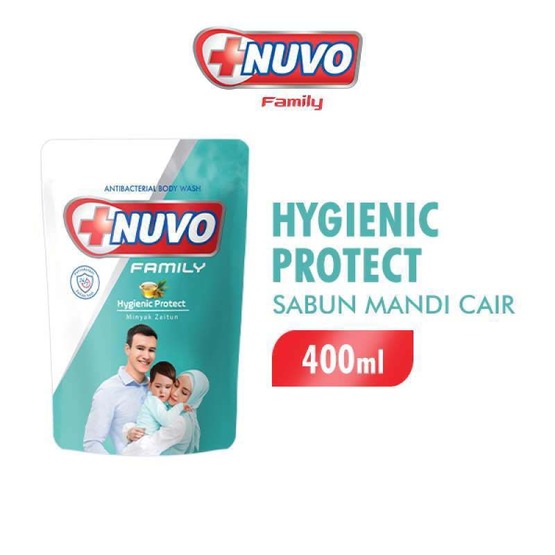 Promo Smg/jog/solo - Nuvo Sabun Mandi Cair Hygienic Protect Pouch 400 ...