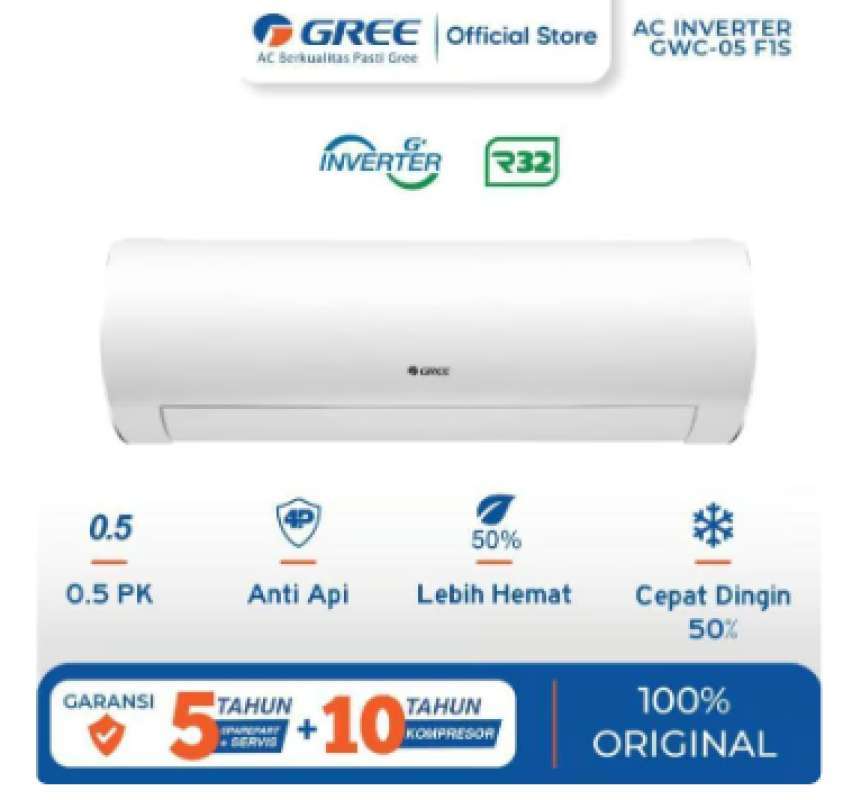 Jual Gree F1 S Inverter Original, Murah & Diskon Agustus 2024 | Blibli
