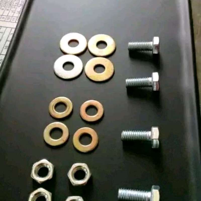 Jual baut plat nomor SATUSET 4 baut, 4 ring, 4 mur di Seller Print ...