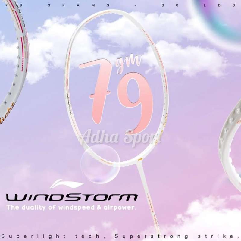 Jual Raket Badminton Lining Windstorm 79s / 79 S Original Raket ...
