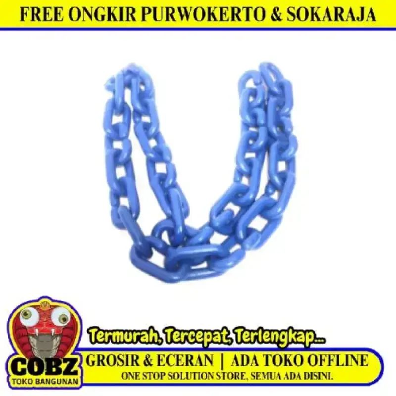 Jual 5/16 In / Tm Rantai Plastik Pvc Talang Motor Anjing 8 Mm Biru ...