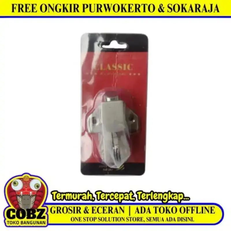 Jual Classic Spring Knife Grendel Kodok Pengunci Jendela Besar Ss ...