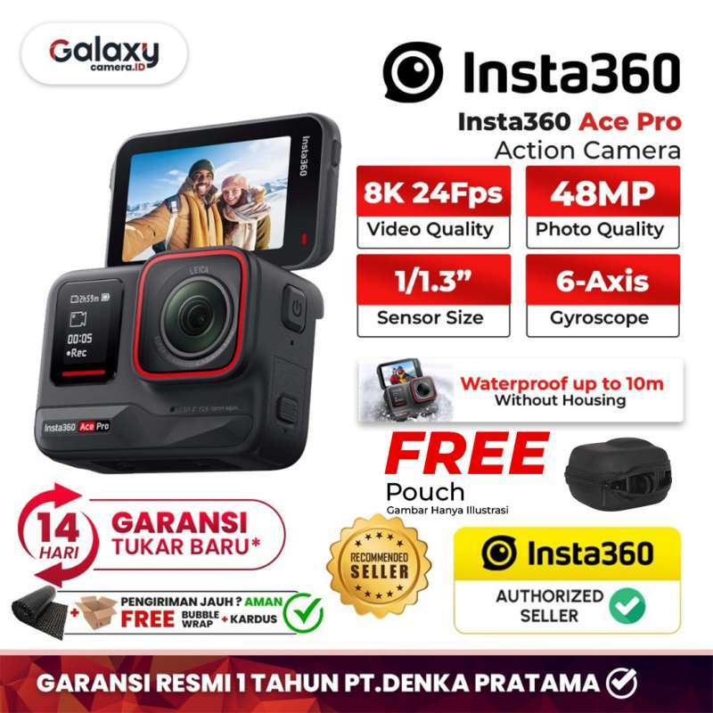 Jual Insta360 Insta360 Ace Pro 8 K Original Murah - Harga Diskon Juli 2024 | Blibli