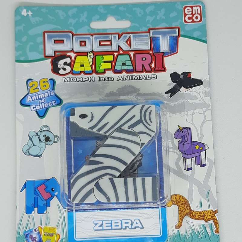 Jual Emco Pocket Safari Mainan alphabet Hewan Huruf U-Z - Huruf T di ...