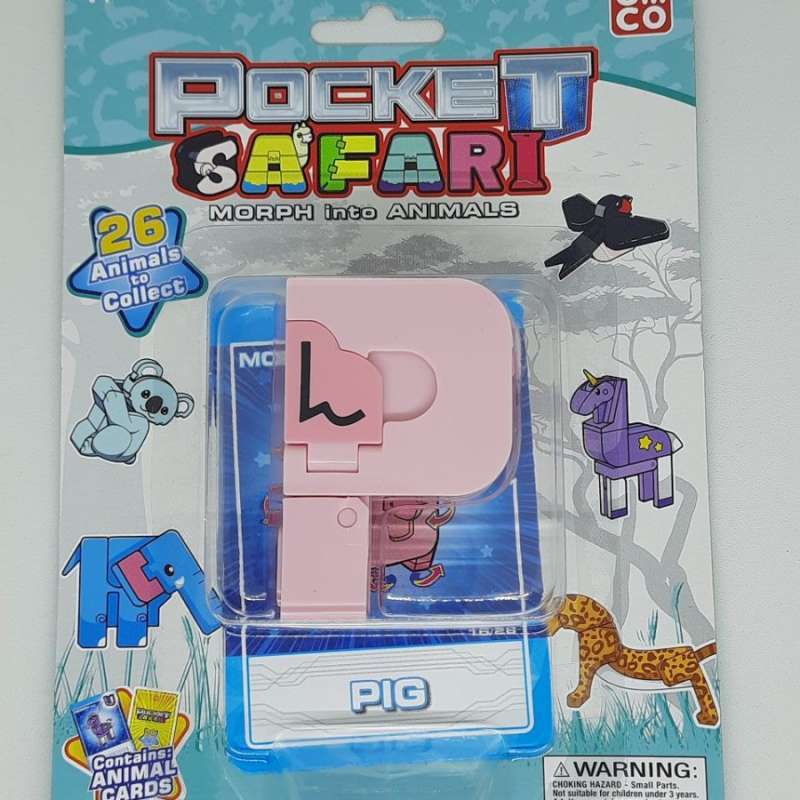 Jual Emco Pocket Safari Mainan alphabet Hewan Huruf U-Z - Huruf T di ...